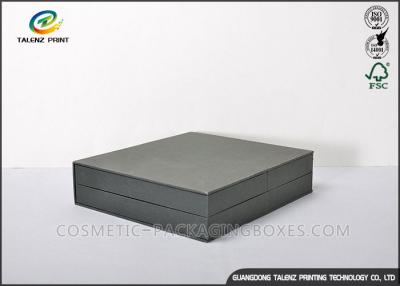 China Handmade Special Shaped Black Cardboard Gift Boxes For Cosmetic / Chocolate / Candy for sale
