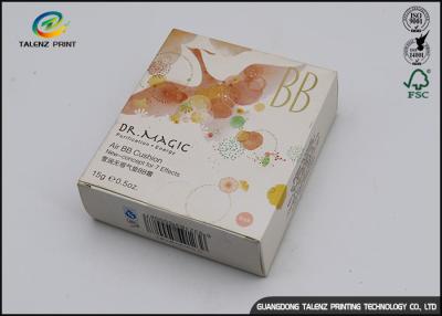 中国 挿入物の皿/オフセット印刷を用いるBBのクリーム色の化粧品の包装箱 販売のため