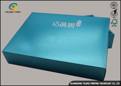 China De blauwe van de de Druk Kosmetische Doos van 7c UV de Verpakking/het Karton Dozen van de Make-up Verschepende Gift Te koop