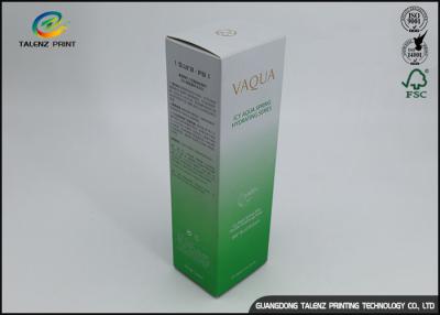 中国 オフセット印刷を用いる顔の洗剤のトナーの化粧品の包装箱 販売のため