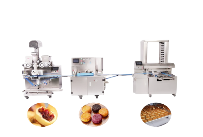 Moon Cake Production Line Machine, Moon Cake Making Machine, Moon Cake Processing Equipment, Moon Cake Making Machinery 0