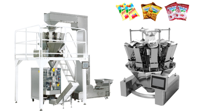 PD200 Automatic Weighing Packing Machine 10 Heads Multi Weigher Foods Packaging Machine With 2.5L Hopper 1