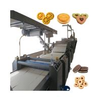 China Soft Biscuit Production Line PLC Controlled Soft Biscuit Production Line Biscuit Processing Equipment for sale