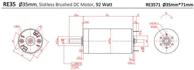 35mm dc motor