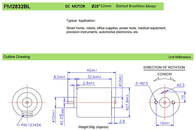 28MM BLDC MOTOR