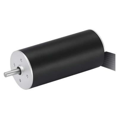 China Hochgeschwindigkeits 22mm Schlitzloser Bürstenloser Motor 48V Kernloser BLDC-Motor 22W 13641rpm zu verkaufen