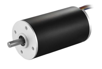 China Soepel werken 36mm Coreless Brushless Motor 48V Zero Cogging 84W 8083rpm Te koop