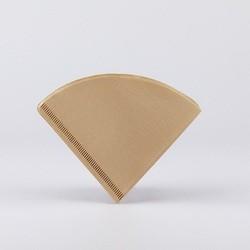 Cina Il caffè a forma di cono naturale eliminabile delle carte da filtro del caffè V60 filtra 100PCS per borsa in vendita