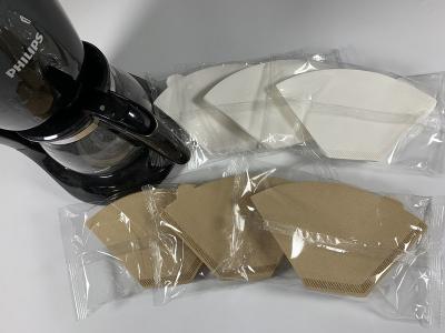 China Cone Shape V60 Coffee Filter Papers Natural Virgin Wood Pulp Drip Coffee Filter Bag for sale