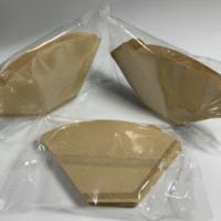 China Biodegradable Unbleached Cone Coffee Filter 8 - 12 Cup for sale
