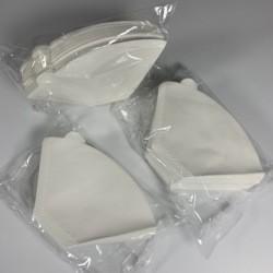 Cina Non candeggiato tutti i filtri da caffè concimabili naturali # 4 a forma di cono in vendita