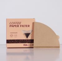 China Portable Disposable Coffee Drip Paper Filter V02 Shape for sale