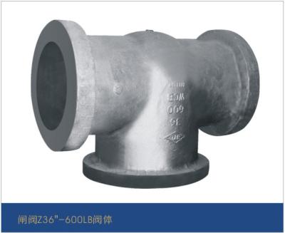China Valve Body Z36"-600LB WCB Industrial Gate Valve Valve Steel Casting for sale