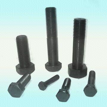 China A193 B7M Black Hexagon Bolts, Stud Bolts And Nuts For Industrial and Engineering for sale