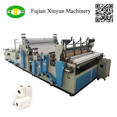 China Full automatic rewinding kitchen towel paper making machine price for sale