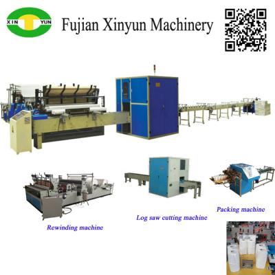 China High speed automatic small toilet roll paper machine production line for sale
