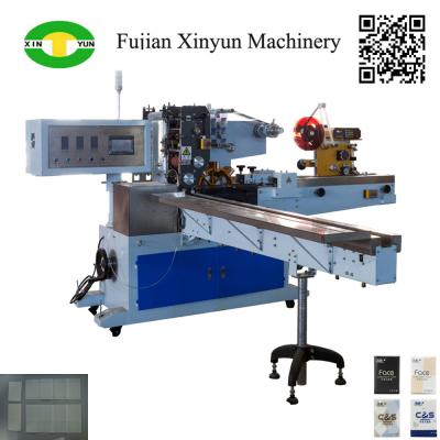 China High speed automatic handkerchief tissue paper packing machine for sale