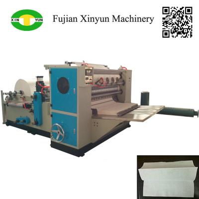 China High speed automatic three fold hand towel paper making machine for sale