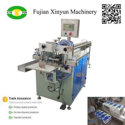 China Semi automatic multi bags handkerchief tissue paper packing machine for sale