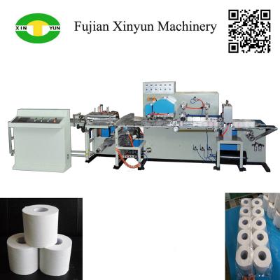 China High speed automatic 4,6,8,10,12 rols toilet paper wrapping machine for sale