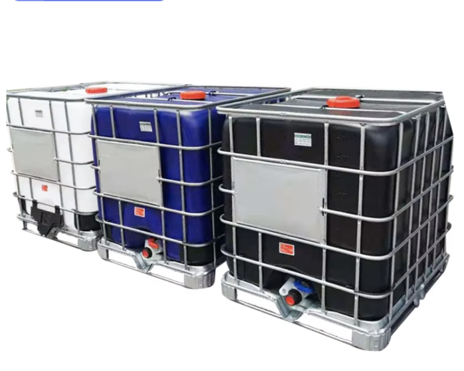 Additional IBC tank color samples in various industrial colors
