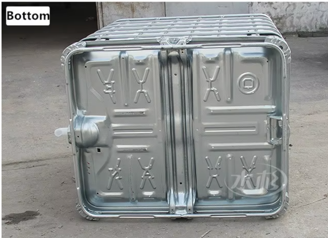 Pulley base model IBC tank with mobility features