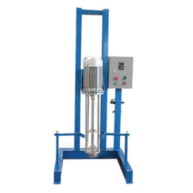 Industrial mixer with stainless steel construction in production environment