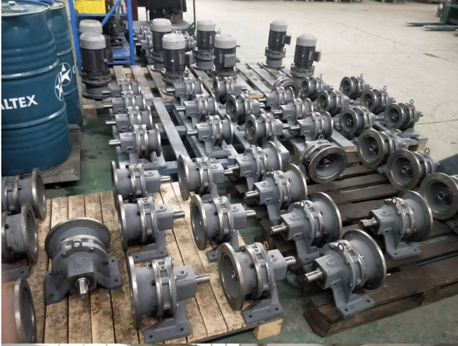 Manufacturing workshop overview showing production environment
