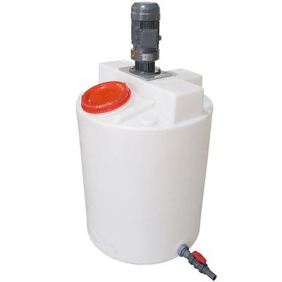 China Rotational Poly Mixing Tanks 100 Gallon Mixing Tank With Agitator for sale