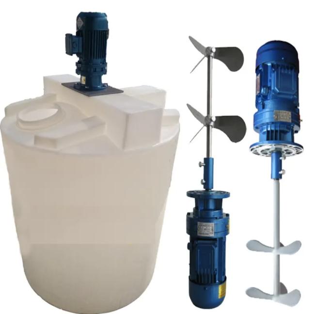Industrial homogenizing liquid mixer tank with agitator system