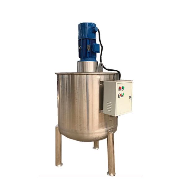 Quality 5.5KW SUS304 Stainless Steel Mixing Vessel Liquid Mixer Vat 200RPM for sale