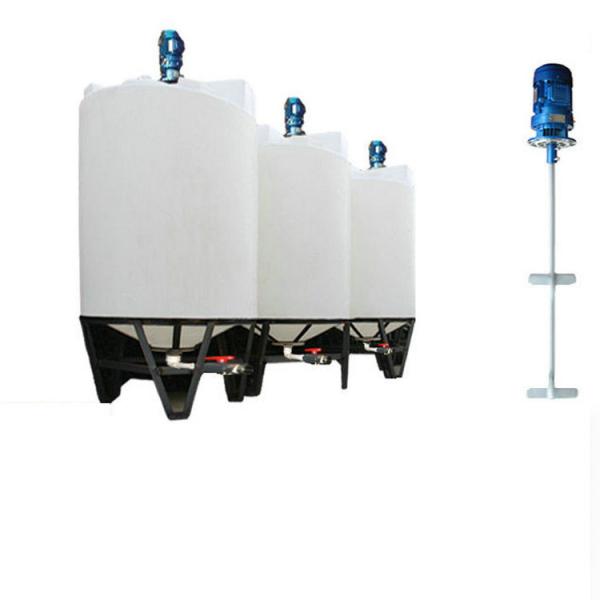 Quality Water Mixing Industrial Tank Agitator Mixer PE Plastic Poly 500L 40kg for sale