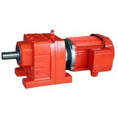 China 380volt Inline Helical Gear Reducer Servo Motor 2HP 600rpm-1800rpm Heli Bevel Gearbox for sale