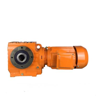 China Two Stage Helical Bevel Gear Reducer Speed Reduction Gearbox KAB77 KF87 KAF97 for sale