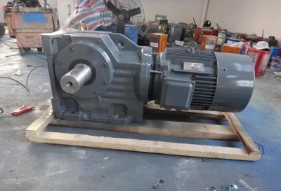 China Rechte hoek Inline Helical Bevel Gearmotor High Torque Helical Worm Gearbox Te koop