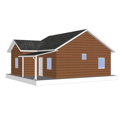China Heya-2Q03 China 2 room light gauge house ready made prefabricated homes design for sale