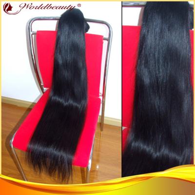 China High Quality Synthetic Ponytail Real Hair Extensions Black for sale