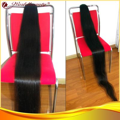 China Black Brown Straight Ponytail Real Hair Extensions For Girls for sale