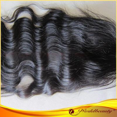 China Body Wave Silk Human Hair Top Closure , 100% Virgin Human Hair for sale