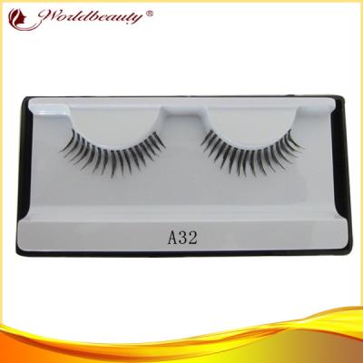 China Simple Wearing PBT Fiber Natural False Eyelashes Handmade Comfortable for sale