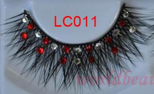 China Soft Siberian Mink Fur Eyelashes Thin With Crystal And Regular Tip for sale