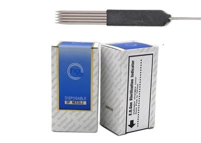China OEM Medical Grade Sterilized 5 F Flat Tattoo Needles For Permanent Makeup for sale