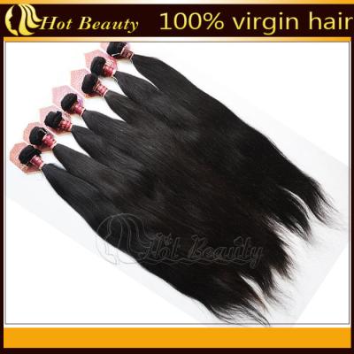 China Brazilian Remy Virgin Human Hair Extensions , Silky Straight Wave for sale