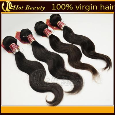 China Black Peruvian Virgin Remy Human Hair Extensions Body Wave Type for sale