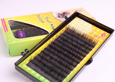 China Hand Made Human Hair Eyelash Extensions , Synthetic Eyelash Extensions for sale
