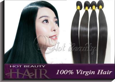 China 24'' Silky Straight 5A Virgin Brazilian Hair Black No Tangle for sale