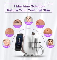 Cina Microneedling in oro con radiofrequenza frazionaria portatile Rf Microneedling Machine per apparecchiatura di bellezza del viso in vendita