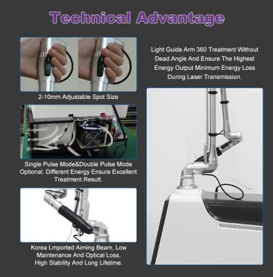 Cina Super Picolaser Tattoo Remover Q Switched Pico Second Laser Picosecond Tattoo Removal Machine in vendita