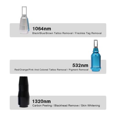 China Q-Switched Nd Yag Laser 1064 1320 532 nm remoção de tatuagens peeling de carbono máquina de beleza portátil à venda