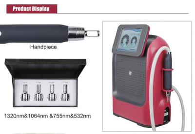 China Beste Draagbare Laser Q Switch ND YAG Laser Tattoo Removal Carbon Peeling Machine te koop Te koop